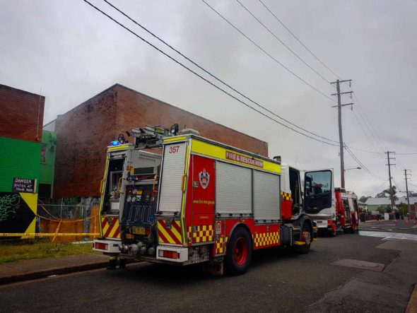 WALLSEND BUILDING DESTROYED BY FIRE – NBN News