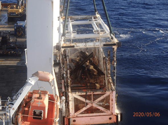 SALVAGE CREW DISCOVERS BROKEN CONTAINERS, SPILLING STEEL BEAMS – NBN News