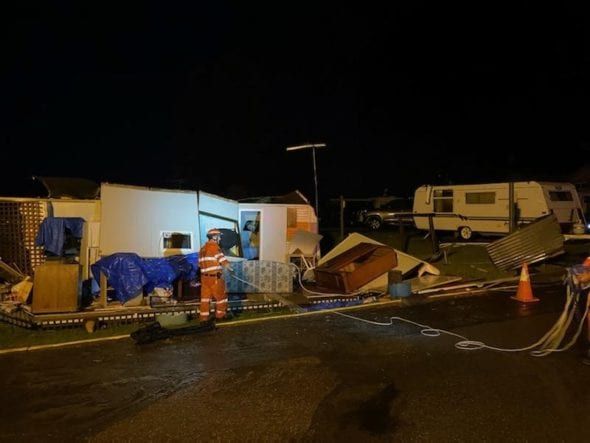CARAVANS DESTROYED DURING STORM AT SINGLETON – NBN News