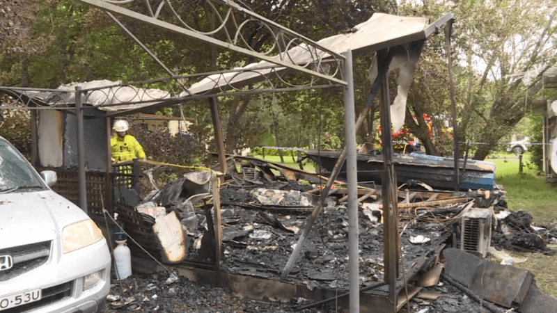 CARAVAN FIRE CLAIMS LIFE IN EARLY HOURS OF MORNING – NBN News