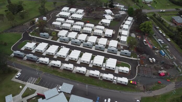 New pod village opens to house 240 flood affected residents in Coraki ...
