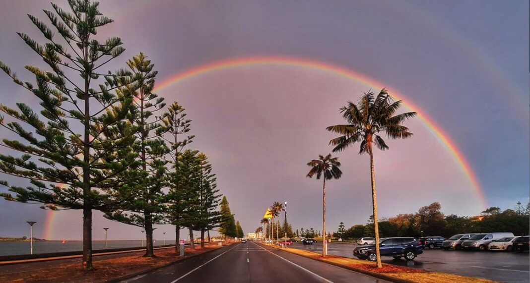 Hail, wind and rainbows | Hunter hit by sudden wet weather – NBN News