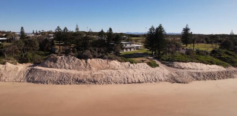 Sand scraping complete at Old Bar Beach, but urgent and permanent fix ...