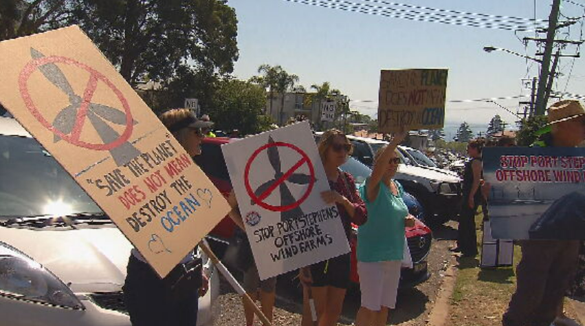 Port Stephens residents protest proposed wind farm – NBN News