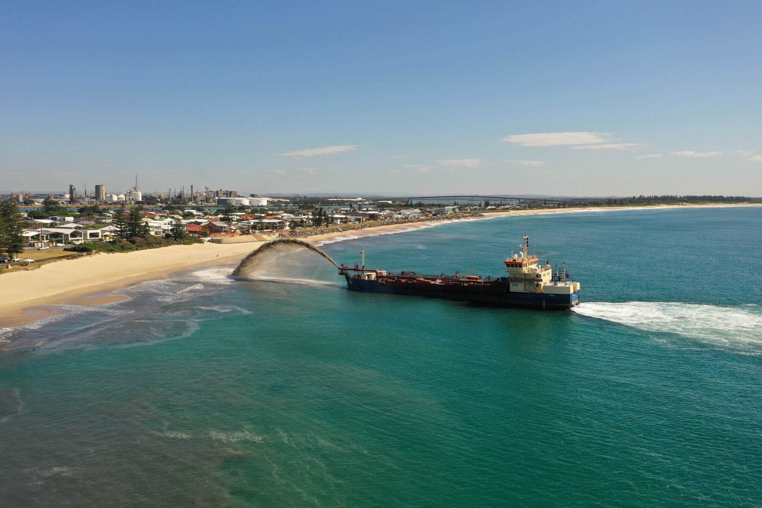 Dredging underway to replenish Stockton – NBN News