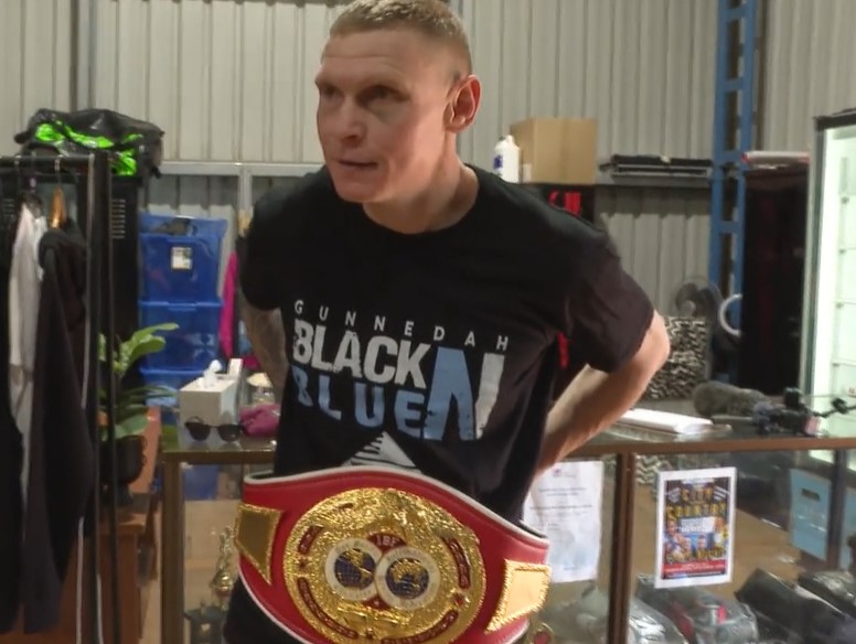 A warm welcome home for new super welterweight king Wade Ryan – NBN News