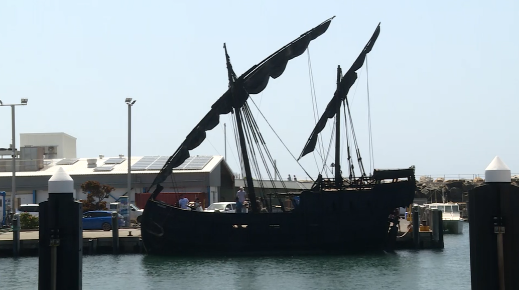 Large black ship turns heads at Coffs Harbour Marina – NBN News