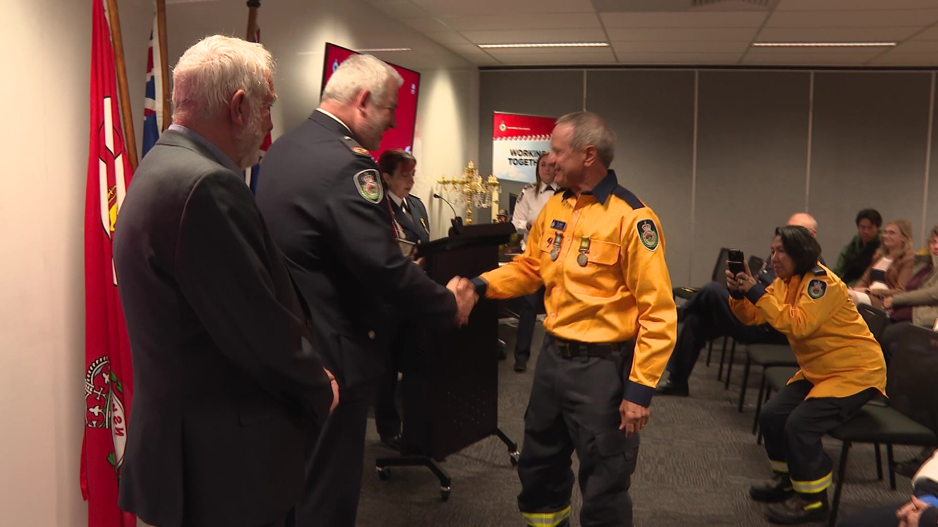 Tamworth District RFS members honoured with 57 long service medals ...