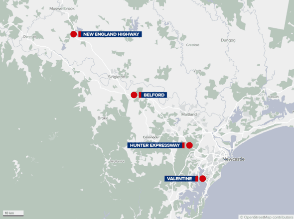 Six teens charged after alleged pursuit spans Hunter Valley region ...