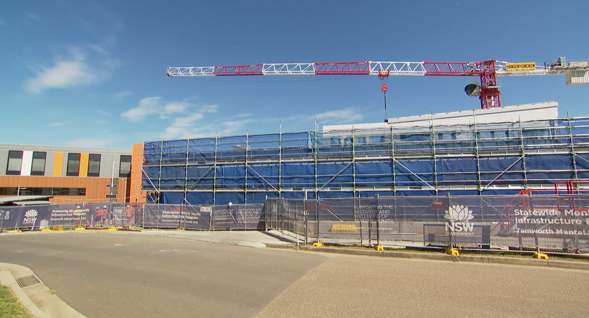 Tamworth Hospital mental health unit structure work complete – NBN News