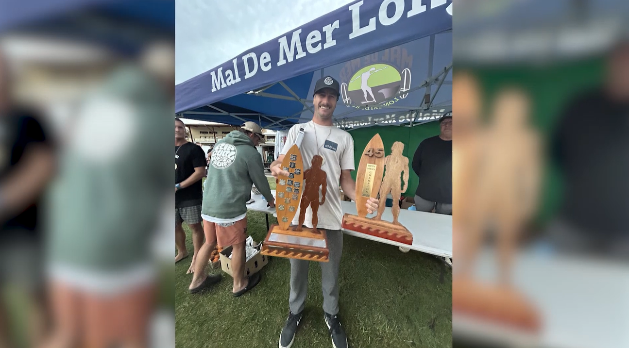 Kelly Mills defends Birdrock Memorial Surf Classic Open Mens title ...
