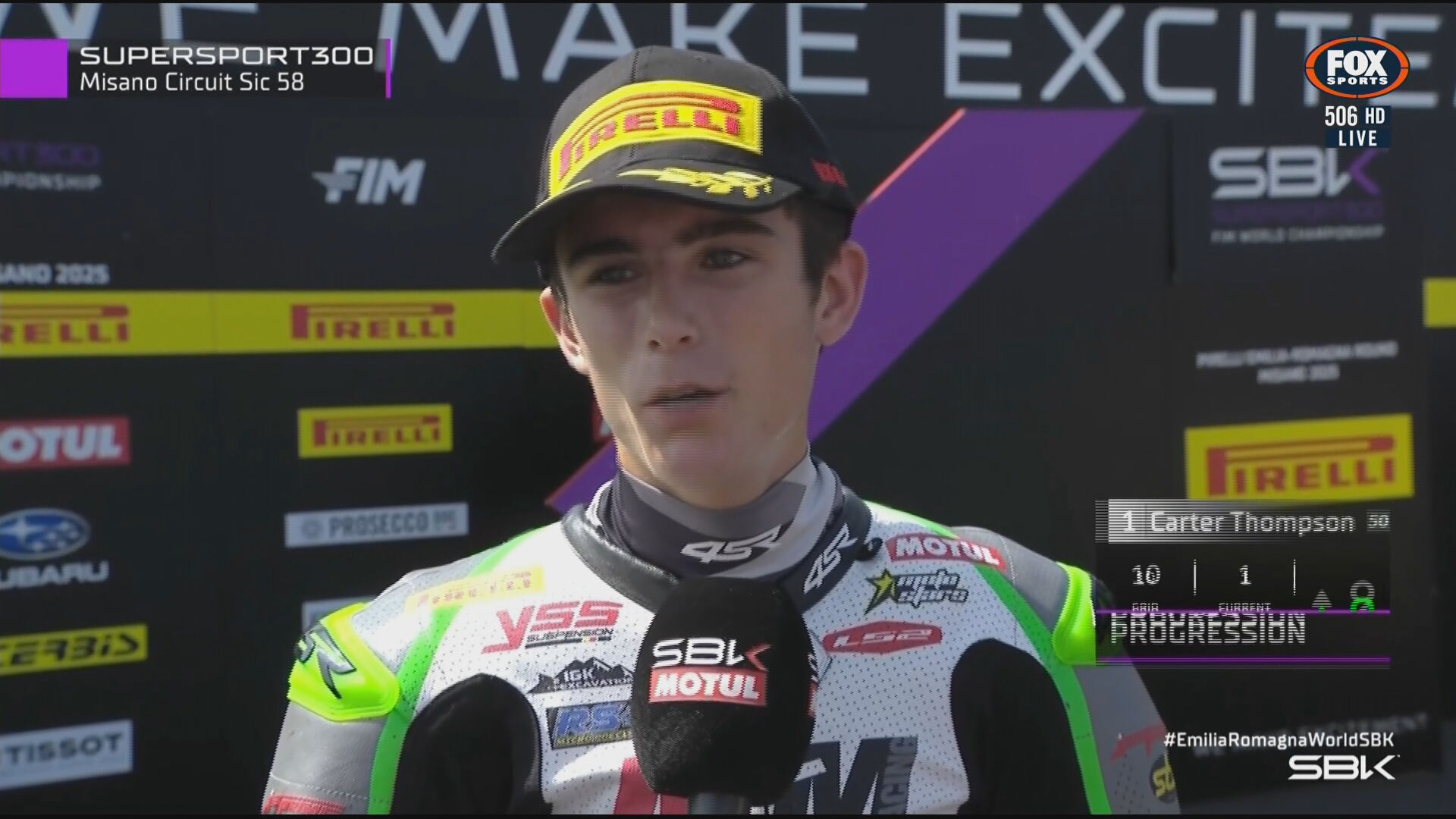 Carter Thompson’s breakout year continues on two-wheels – NBN News