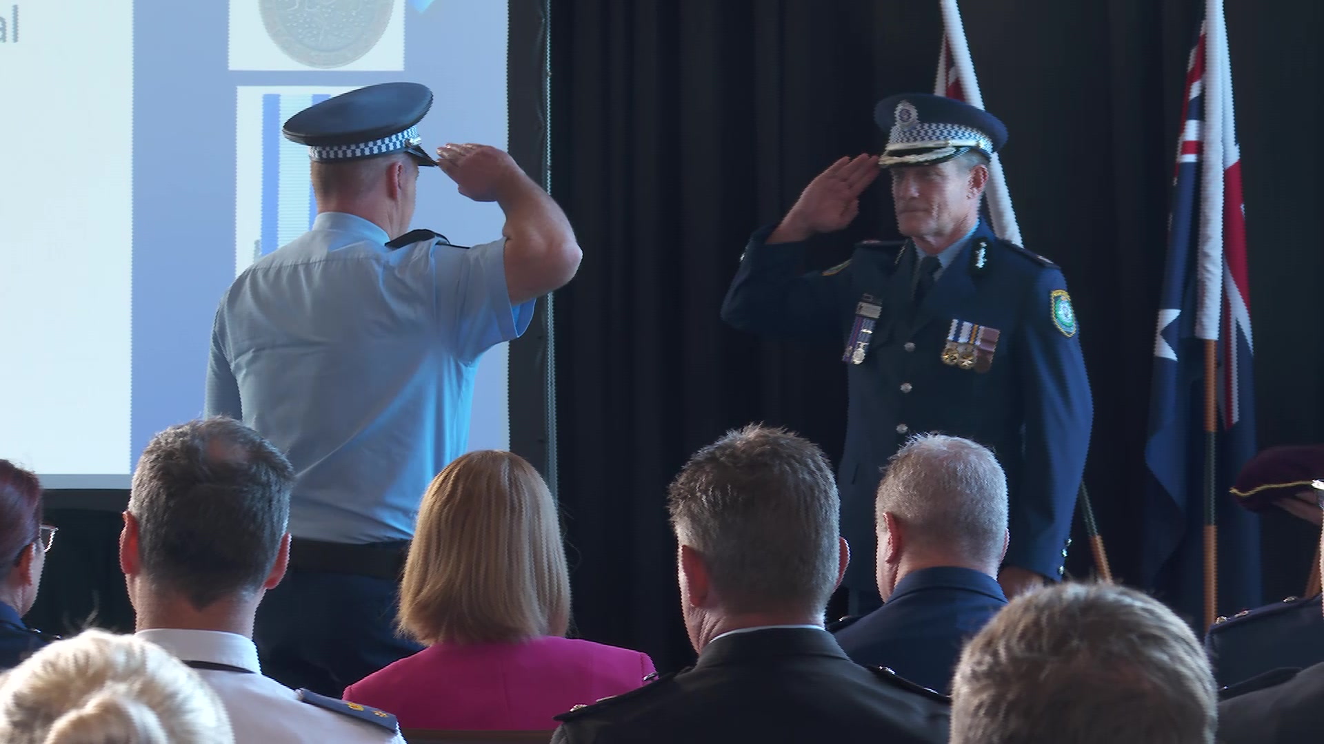 Officers acknowledged for service at Tweed Byron Police District ...