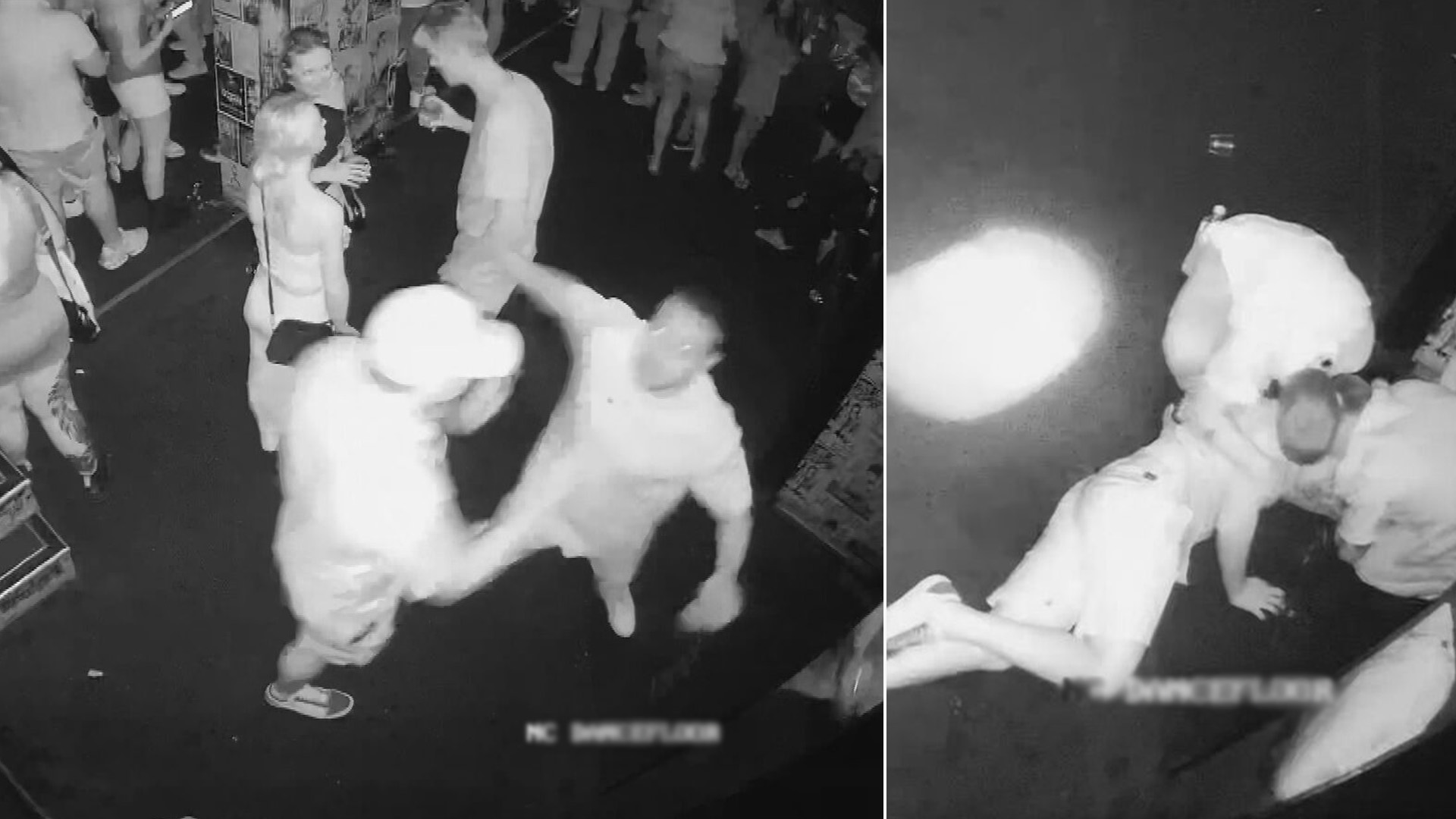 The moment an off-duty police officer was knocked-out in a Newcastle ...