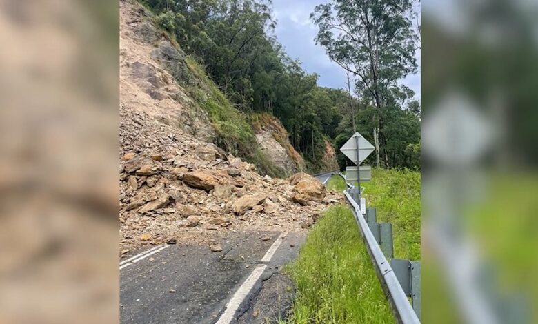 Waterfall Way closed for up to 10 days after landslip – NBN News